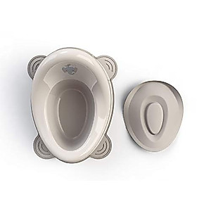 KID WICK Snail Potty Training Seat with Steady, Anti-Slip Design and Closeable Lid, Comfortable and Supportive Trainer for Boys and Girls,Improved Stability for Small Toddlers,BPA Free,Grey - KU040402