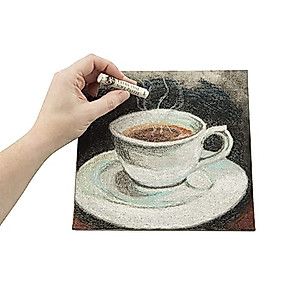 Senso Clear Primed Linen Panels - 12x12-3 Pack of Panels for Painting Oils, Acrylics, Pastels and More