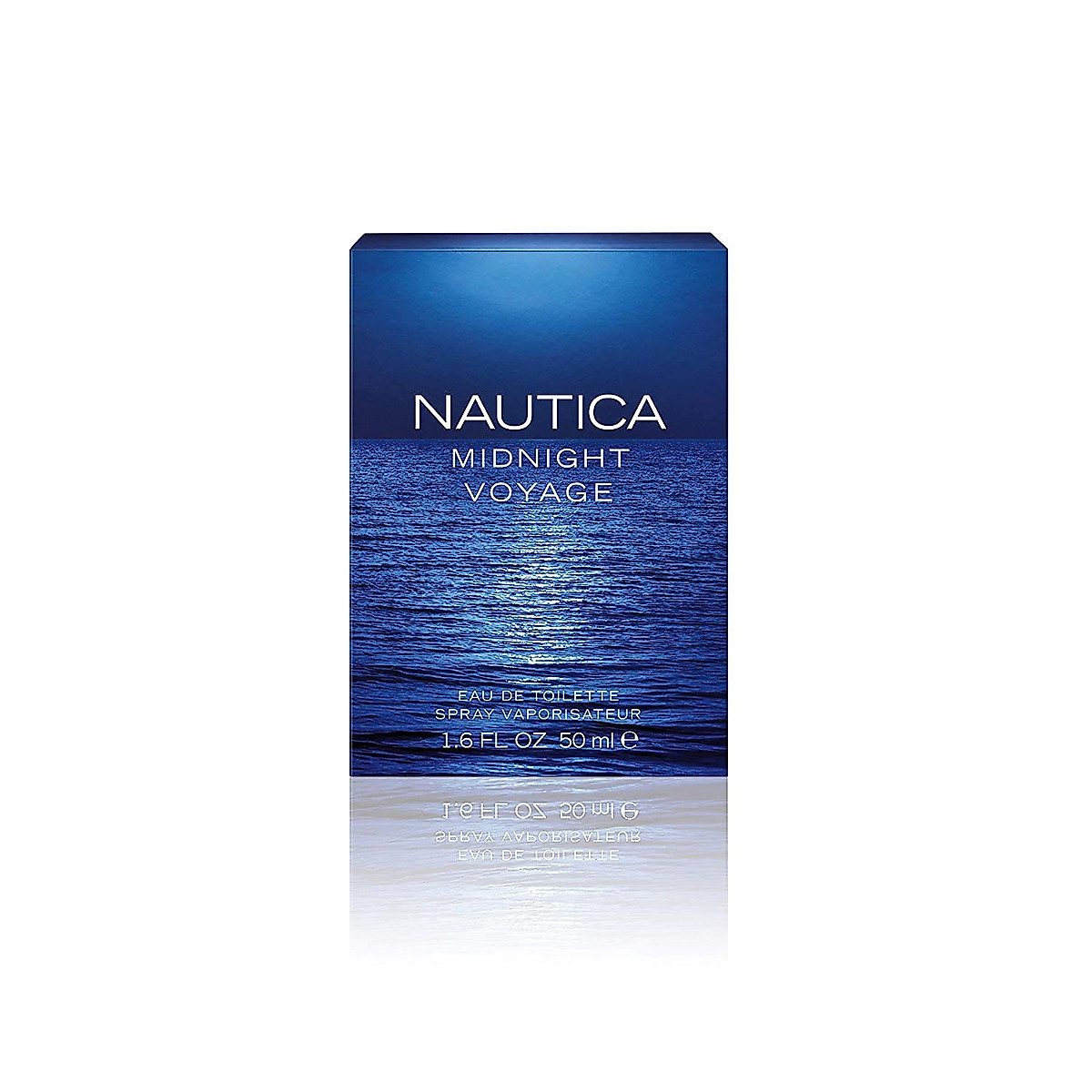 Nautica Midnight Voyage Eau de Toilette 1.6 fl oz (Pack of 1), Notes of Pink Pepper, Amber, and Mint, Men's Fragrance, Long Lasting, Everyday Fragrance, Travel Size