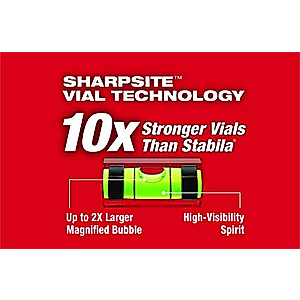 Milwaukee MLBXC48 10 Inch/24 Inch/48 Inch REDSTICK Box and Torpedo Level Set