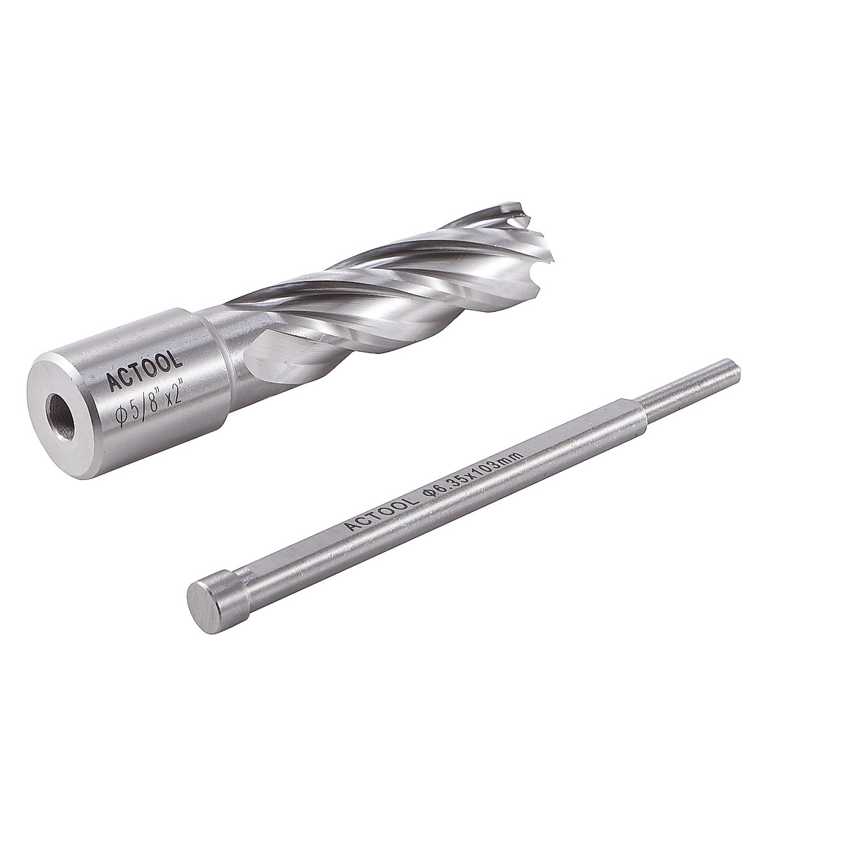 ACTOOL 5/8" Diameter × 2" Depth of Cut HSS ANNULAR Cutter with 3/4'' Weldon Shank