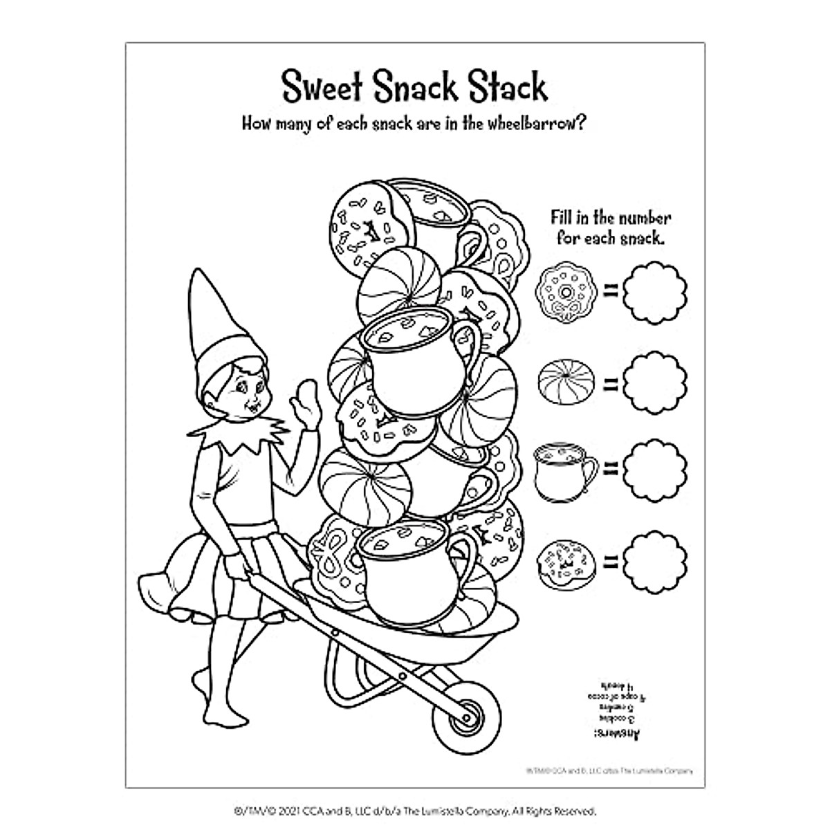 The Elf on the Shelf Santa's North Pole Friend Activity Book