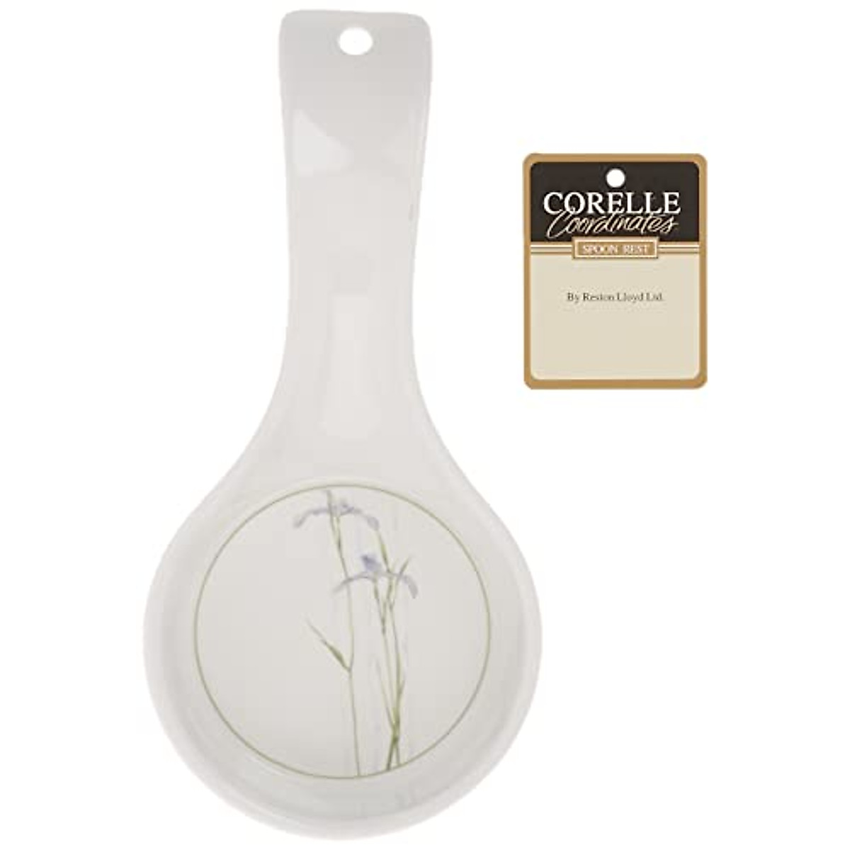 Corelle Coordinates by Reston Lloyd Melamine Spoon Rest, Shadow Iris