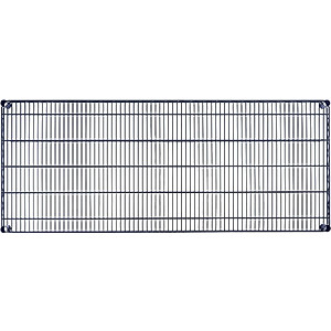 Utility Basics 60" x 24" x 72" Black 5-Tier Wire Shelving NSF 4000 LBS Max Capacity Heavy Duty Steel Storage Rack for Warehouses, Garages, Hospitals, Kitchens, and Commercial Spaces w/Premium Wheels