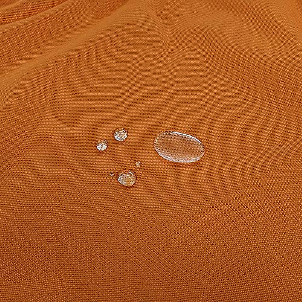 QQbed 4 Pack Outdoor Patio Chair Waterproof Cushion Pillow Seat Duvet Covers 25"X25"X5" - Replacement Covers Only (25"X25"X5" 4 Packs, Rust)