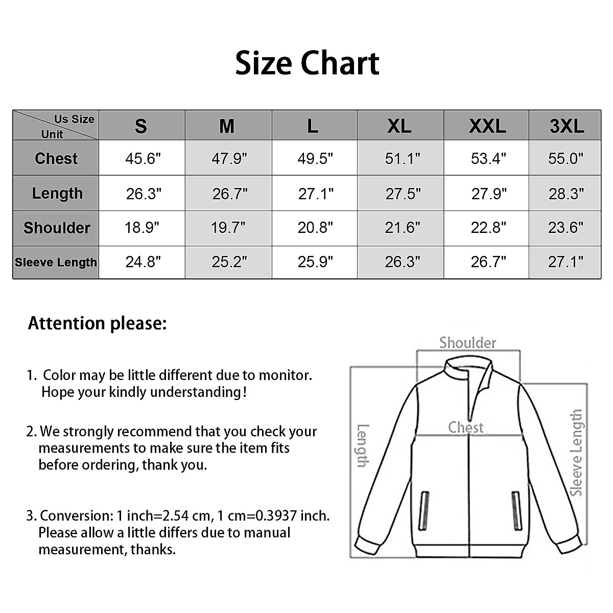 TUVEKE Men's Lightweight Jackets White Mens Bomber Jackets Spring Fall Full-Zip Polar Fleece Jacket Casual Outwear Coat XL