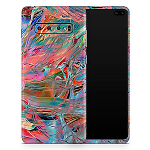 DesignSkinz Liquid Abstract Paint Remix V45 Protective Vinyl Decal Wrap Skin Cover Compatible with The Samsung Galaxy S20 (Screen Trim & Back Glass Skin)