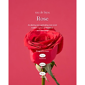 Foellie] eau de bijou - Feminine Inner Beauty Perfume for Underwear Sweet and strong rose & Attractive Scents Fragrance, 5ml/0.169 fl.oz