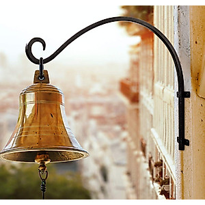 AJART Plant Hanger Bracket Outdoor: 16-Inch Metal Bird Feeder Wall Hook - Heavy Duty Plant Hanger Hooks for Hanging Flower Baskets