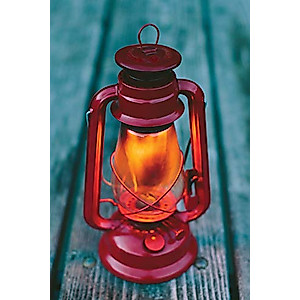 Stansport 12" Hurricane Lantern (127), 12inch, Red