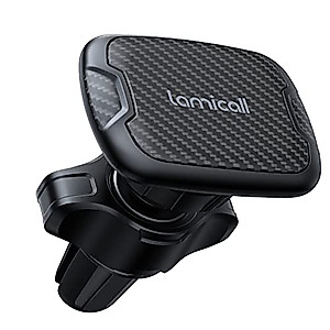 Lamicall Magnetic Car Vent Phone Mount [2022 Early Release] Air Vent Cell Phone Holder Cradle Stand [6 Strong Magnets] for iPhone 13 12 11 Pro Max Mini Xr Xs X 8 7 6 Plus SE, Other 4.7-7" Smartphone