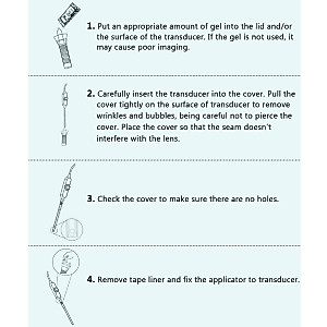 Transesophageal Probe Covers, Transesophageal Echocardiog-raphy (TEE) Covers, Sterile, Latex Free (25 Pcs)