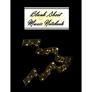 Blank Sheet Music Notebook: Music Journal for Kids, Beginner, Intermediate, professional: Manuscript Paper for Piano, Guitar