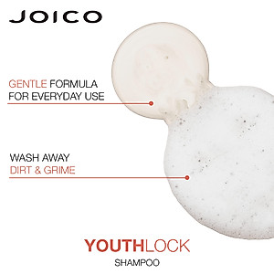 YouthLock Shampoo & Conditioner Set Formulated with Collagen | Youthful Body & Bounce | Reduce Breakage & Frizz | Free of SLS/SLES Sulfates