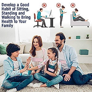 Vicorrect Posture Corrector for Women and Men, Adjustable Upper Back Brace for Clavicle Support and Providing Pain Relief from Neck, Shoulder, and Upper Back S-M (25"-35")