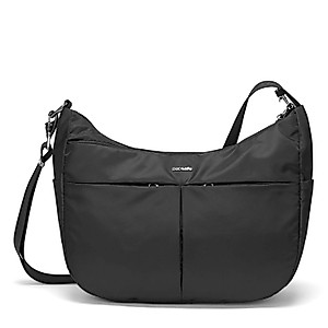 Pacsafe Women's Cruise 16L Anti Theft Carry All Crossbody, Black