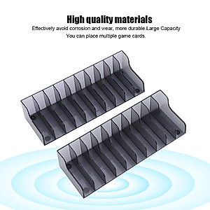 2 PCS Game Card Box CD Storage Stand Holder, Large Capacity Bracket, Precise cuts and interfaces, for PS4/SLIM/PRO Game Consoles