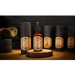 THE VINTAGE GROOMING CO. Mustache Wax Remover Night Fury Oil by Death Grip - Get Wax Out Of Your Handlebar Moustache Or Beard | Mustache Cleaner Kit