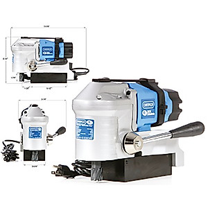 Champion Cutting Tool RotoBrute RB30 LittleBrute Low Profile, Lightweight, Portable Magnetic Drill Press: Up to 1-3/8" Diameter, 1-3/16" Depth of Cut