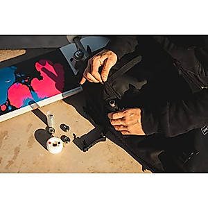 Easy-to-use Black T-Skateboard Tool, for Skateboard Truck, Deck, Bolts, Hardware, Allen Keys (Black T Type)