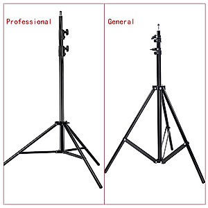 NEEWER Pro 9feet/260cm Spring Loaded Heavy Duty Photo Studio Light Stand with 1/4" Screw & 5/8 Stud for Video, Portrait and Photography Lighting