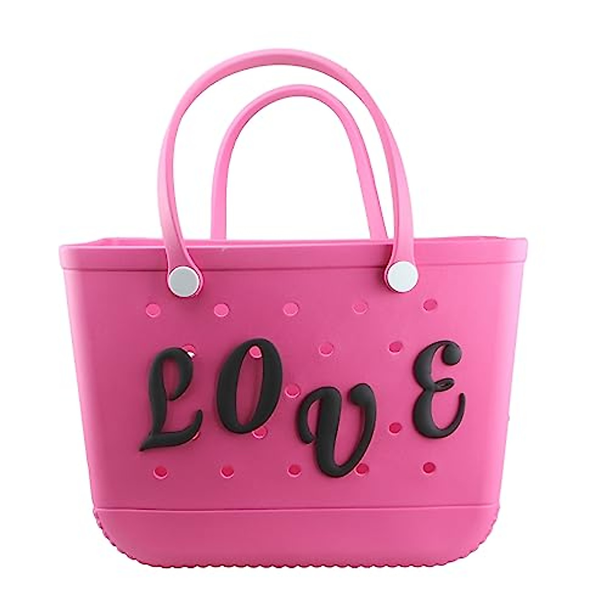 JinJing Charms Letter E for Bogg Bag Handbag Accessories Beach Tote Personalized DIY 3D Printed Decorative A-Z Alphabet Large Initials Letters Black