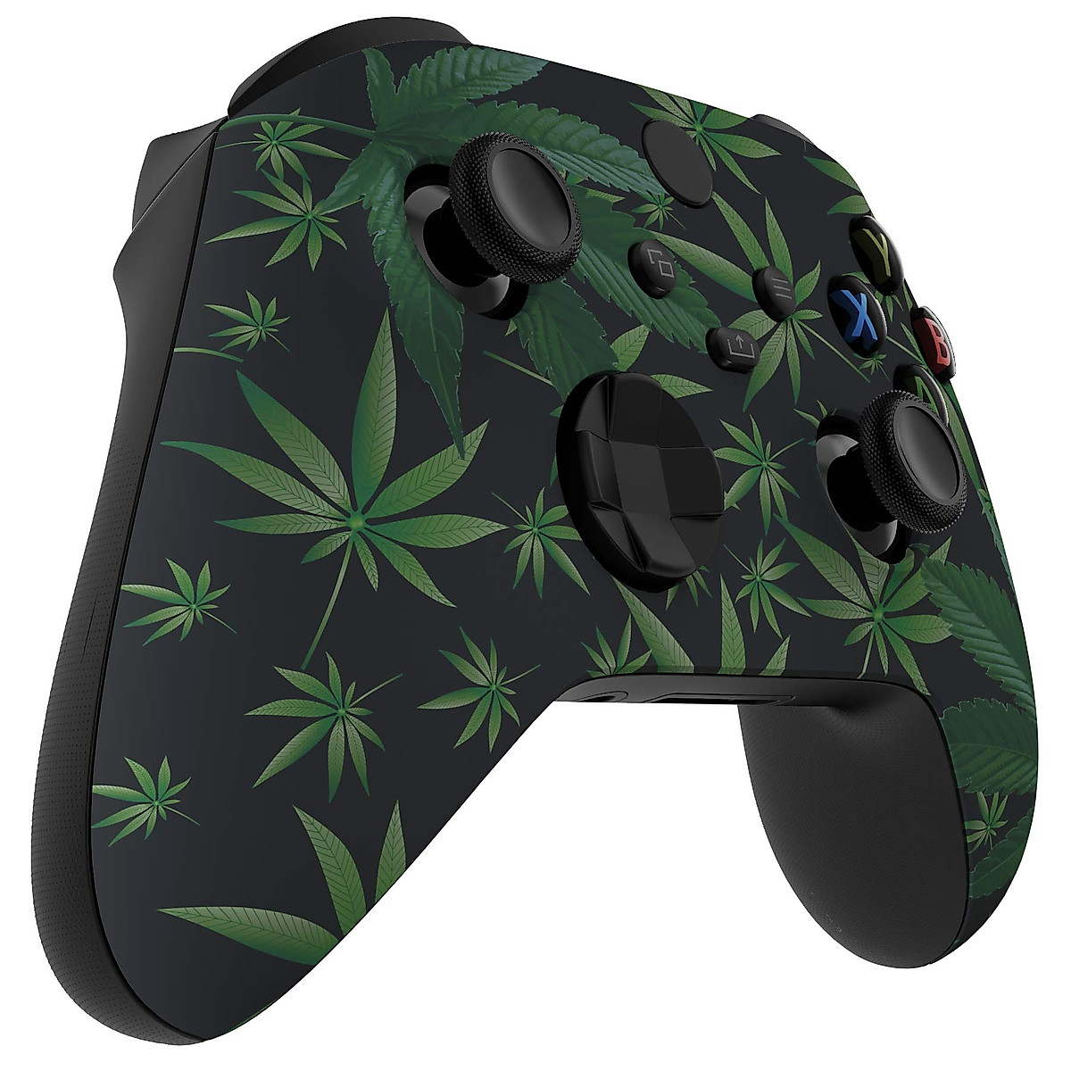 eXtremeRate Custom Shell for Xbox Series X & S Controller - Revitalize Your Controller - Green Weeds Replacement Cover Front Housing Cover for Xbox Core Controller Wireless [Control NOT Included]