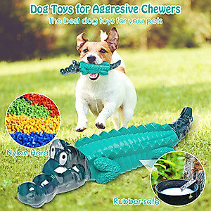 Jeefome Large Dog Chew Toys:Dog Toys for Small, Medium and Large Dogs- Dog Toys to Keep Them Busy