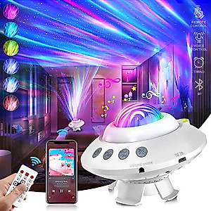 Star Projector Galaxy Light Projector for Bedroom Adult Aurora Light Projector Bluetooth Music Speaker Northern Lights Star Projector Night Light with Remote Control for Baby Kids Party Birthday Gift