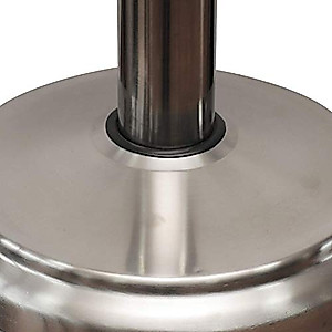 Lab Nomad Propane Patio Heaters for Outdoor Use - 46000 BTU Patio Heater - Outdoor Heat Lamps for Patio, Restaurants, & Weddings - Portable Rust-Proof Stainless Steel Patio Heater - Gas Deck