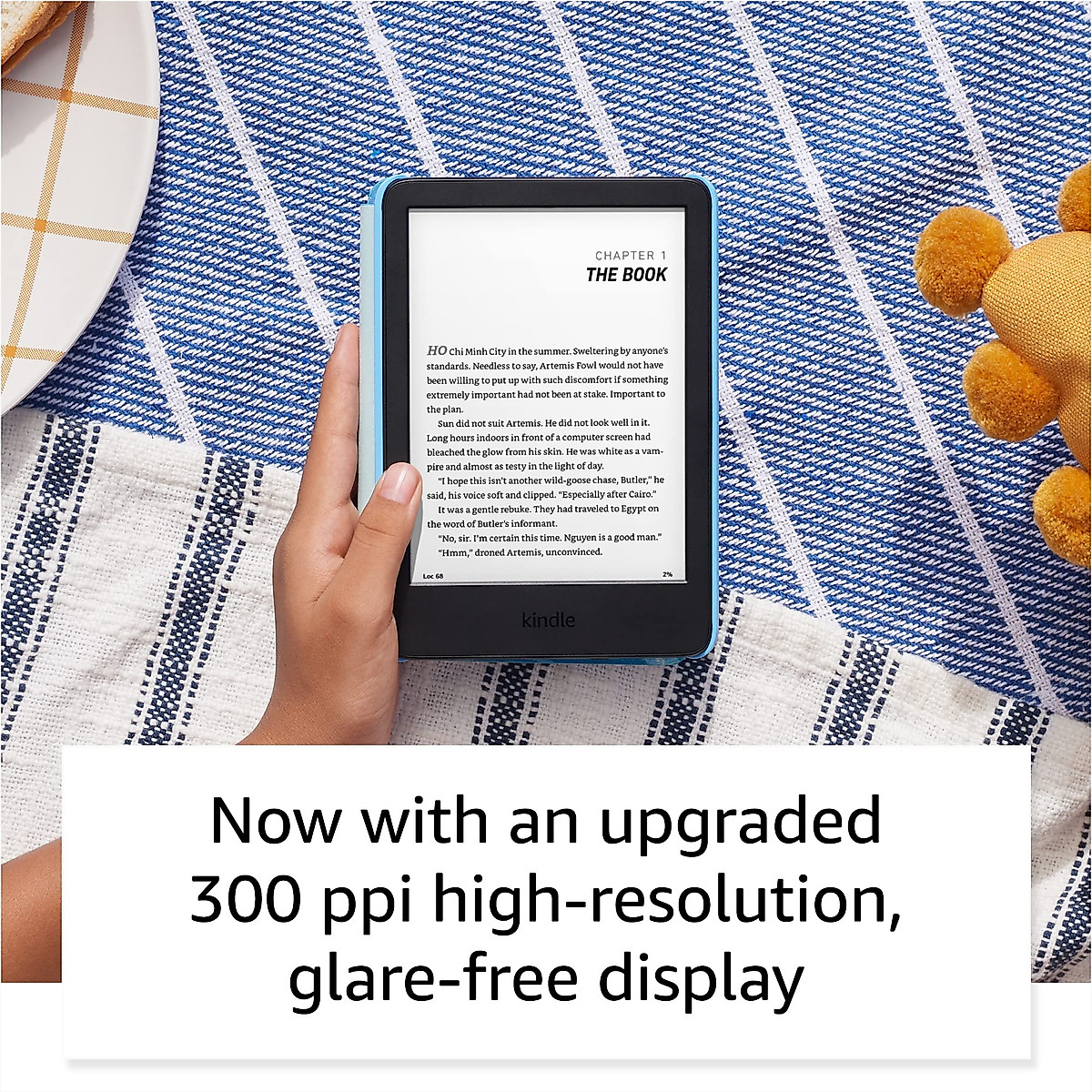 All-new Kindle Kids (2022 release) – Includes access to thousands of books, a cover, and a 2-year worry-free guarantee - Space Whale