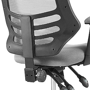 Modway Calibrate Mesh Drafting - Reception Desk Chair - Tall Office Chair in Gray