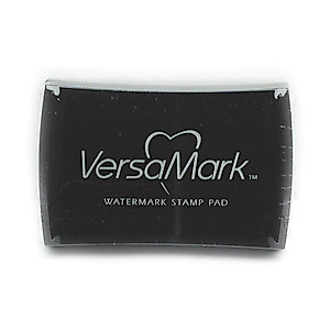 Tsukineko VM000001 Full-Size VersaMark Pigment Inkpad, 3-Inch X 2-Inch, Clear