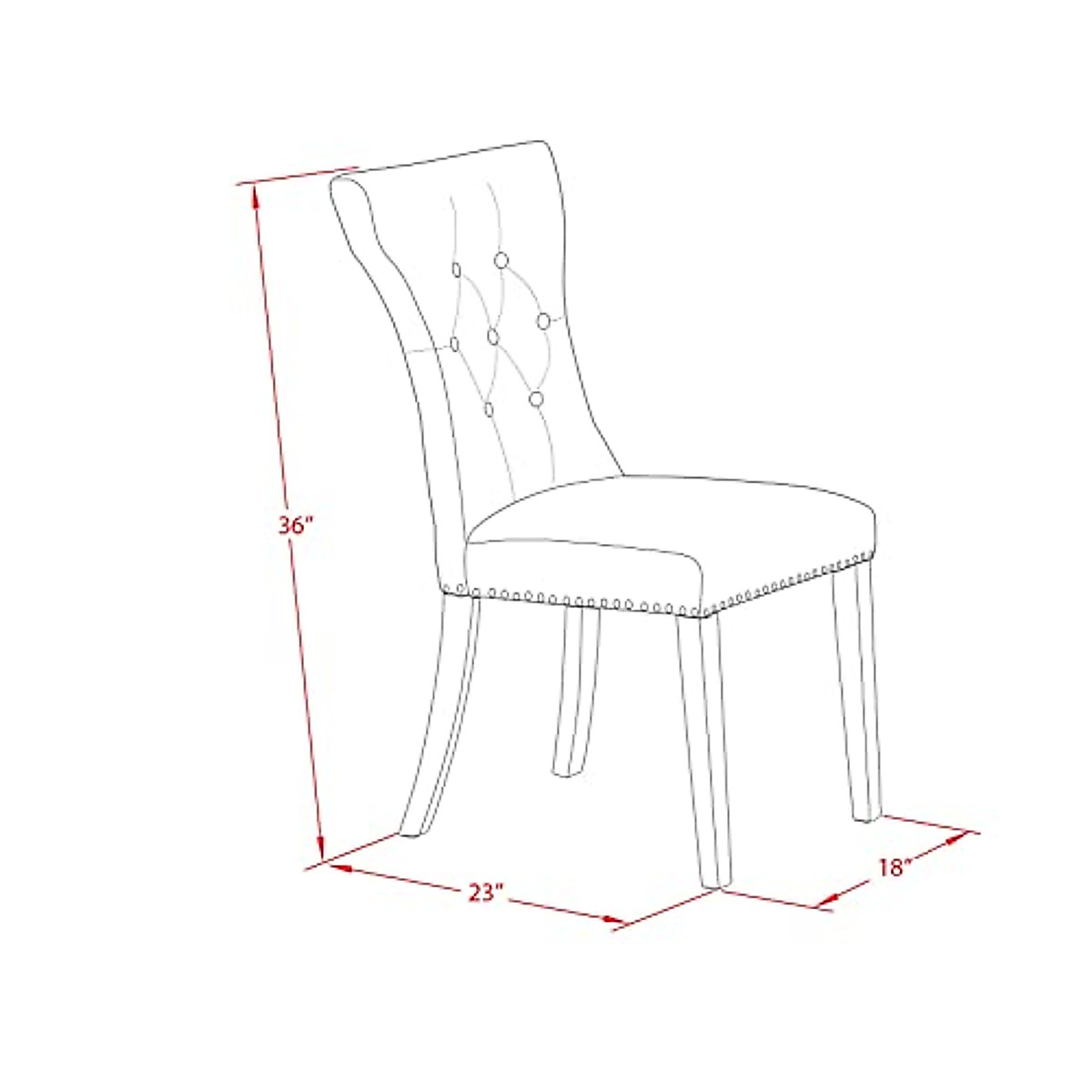 East West Furniture V627GA650-6