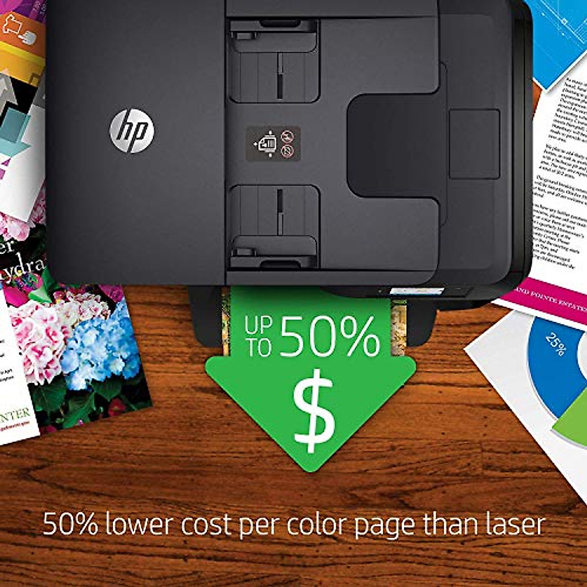 HP OfficeJet Pro 8710 All-in-One Wireless Printer, HP Instant Ink or Amazon Dash replenishment ready (M9L66A), Black