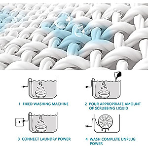 AOAUTO 24W Mini Portable Washing Machine Ultrasonic Turbo Washer for Travel Business Trip and College Room, 3 In 1 Portable Washing Machine with USB