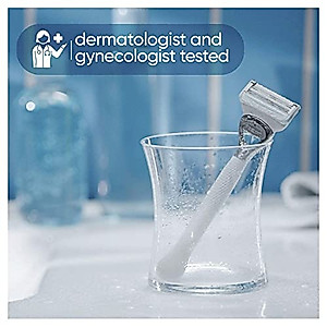 Gillette Venus Intimate Grooming Razors for Women, 1 Venus Razor Bikini Trimmer, 6 Razor Blade Refills