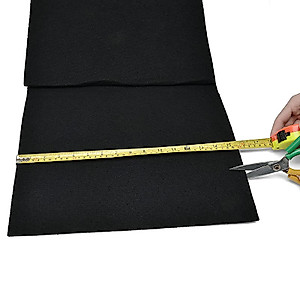 99JGDAX Carbon Fabric Filter Replacement Cut To Fit Charcoal Hepa AC Vent Filter Activated Carbon Air Filter Fabric Sheet Carbon Pad 16 x 48 inch