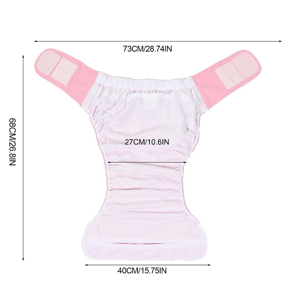 ZJchao Adult Diaper Cover, Washable Reusable Adult Elderly Cloth Diapers Adult Pocket Nappy Cover Diapers for Adults Pocket Nappies Adult Diaper Adult Pocket Nappy Cover()