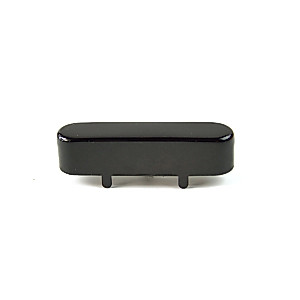Standard Size Tele Style Metal Neck pickup cover,Premium Gloss Black