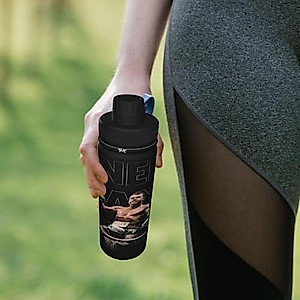 Eevikion Canelo of Alvarez Stainless Steel Insulated Tumbler Sports Water Bottle Hot and Cold Travel Cup 18oz