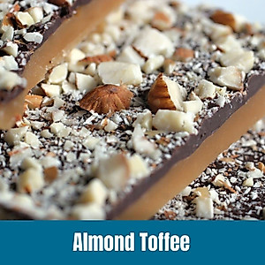 Door County Coffee Almond Toffee Flavored Ground | 10 oz Bag | Flavored Ground Medium Roast | 100% Specialty Arabica | Flavored Gourmet | Almond Toffee