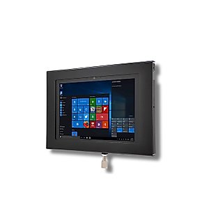 TABcare Locking Anti-Theft Metal Case for Dell Latitude 5285 5290 7200 7210 for Kiosk, POS, Store, Show Display, Time Clock (Latitude 5285 5290, Black)
