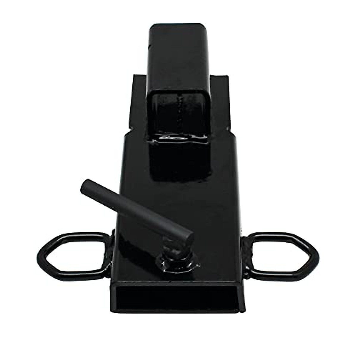 Extreme Max 5001.1389 Clamp-On Forklift Hitch 2" Receiver with Tri-Ball Hitch and Tow Hook