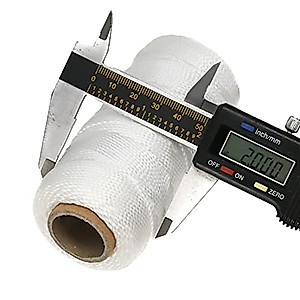 #18 x 325 ft. White Twisted Polypropylene Mason Twine (4 Pack), Rot Proof, Resists Oil, Gasoline & Most Chemicals, Great for Contractors, Masonry, Carpentry, Construction and Home Use