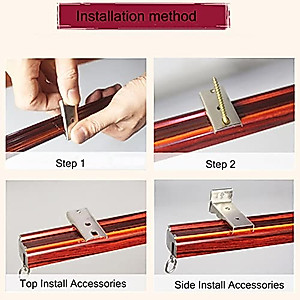 LEOSXA Wood Bamboo Beaded Curtain,Bamboo Beaded Curtain for Doorway,Partition Door Fly Beads Curtain,Wall Hanging Room Divider,Curtains Privacy Screen,for Home Doorways,Custom (120 Strand