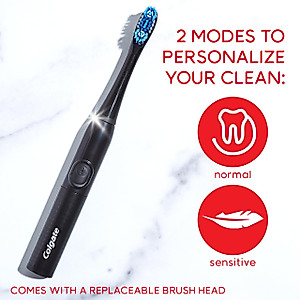 Colgate 360 Optic White Pro-Series Battery Black Toothbrush