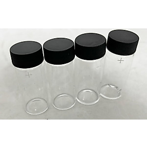 YFYIQI Sample Bottles SGZ-B Series Turbidity Meter Turbidimeter Solution Standard Bottles with 4 Empty 25 * 60mm Glass Sample Bottles