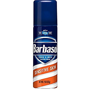 Barbasol Shaving Cream Sensitive Skin (Pack of 4)