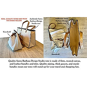 Santa Barbara Design Studio Canvas Tote, White/White, Brown, Black